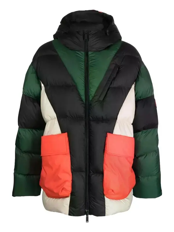 Dsquared2 Colour-block Panelled Down Jacket - Black