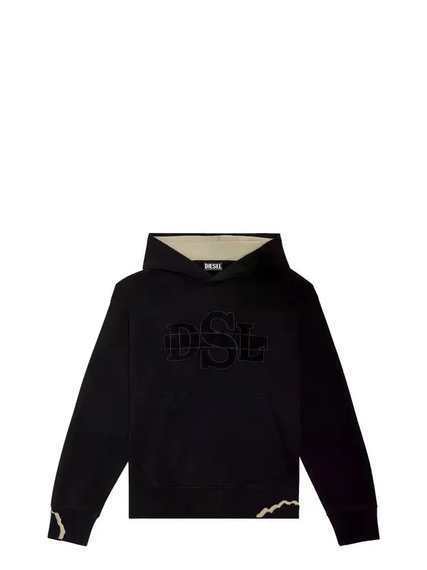 DIESEL® Long-sleeve Hoodie - Black