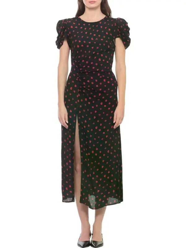 MAR DE MARGARITAS Kristel Midi Dress - Black