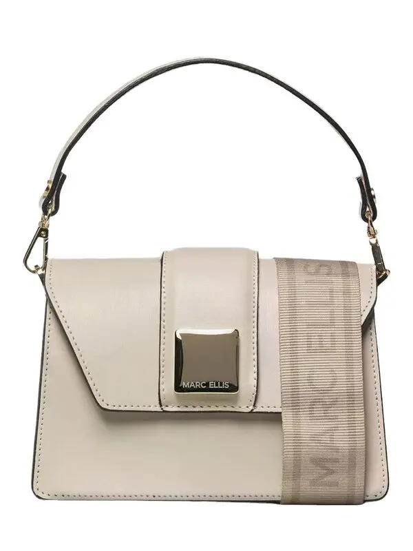 MARC ELLIS Kourtney Logo-plaque Tote Bag - Neutrals