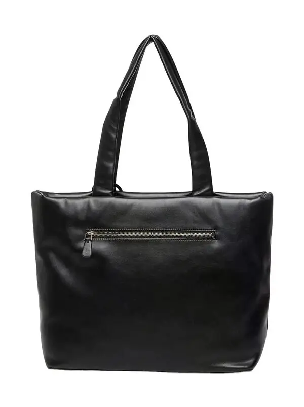 Guess Logo-plaque Padded Tote Bag - Black