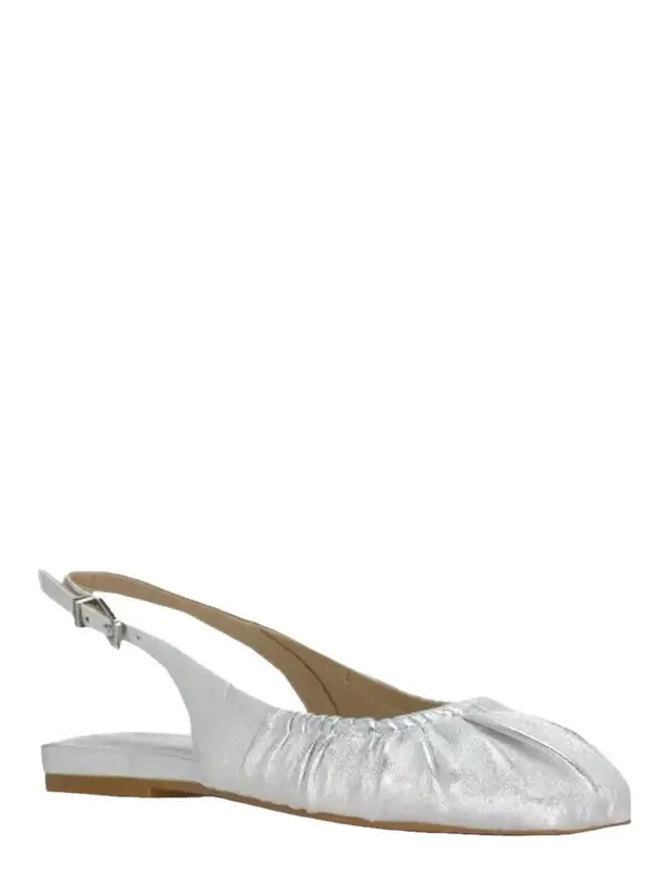 Ash Bibi Ballet Flats - Silver