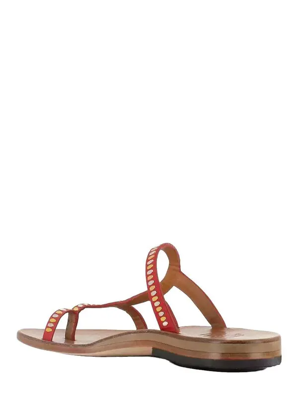 Calleen Cordero Cruz N Sandal Stud-embellished Sandals - Red