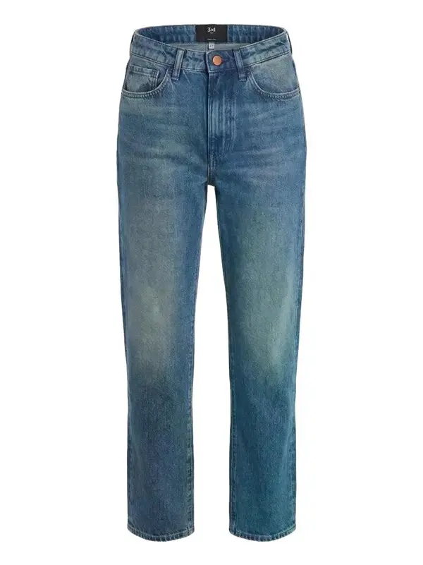 3x1 Josephine Faded Wide-leg Jeans - Blue