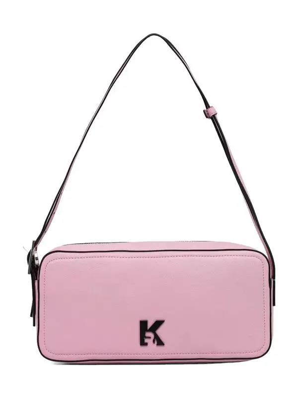 Karl Lagerfeld Logo Plaque Tote Bag - Pink