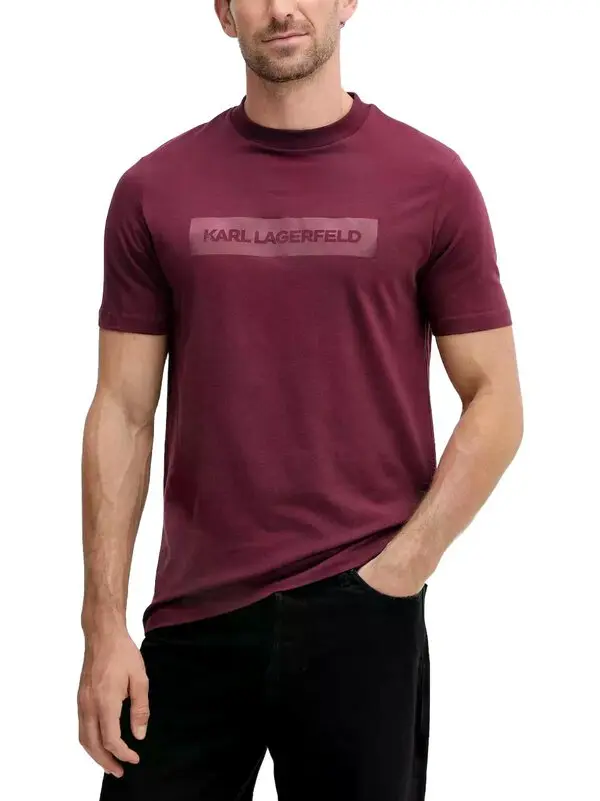 Karl Lagerfeld Logo-print T-shirt - Red