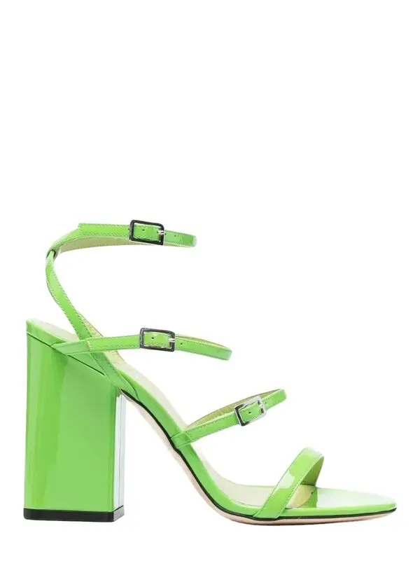Paris Texas Maria Patent Leather Sandals - Green