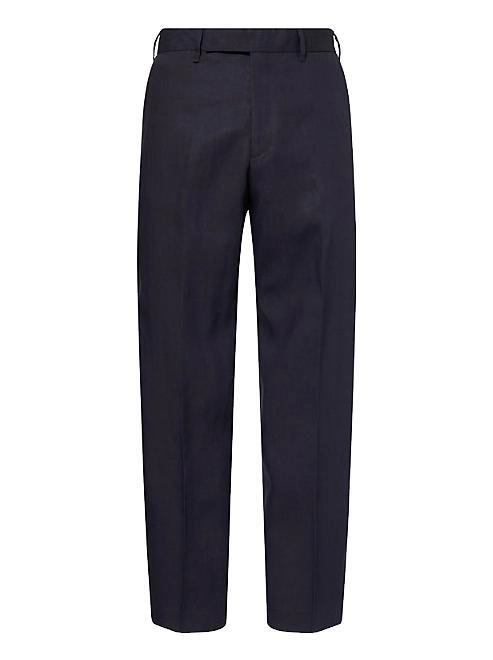 Paul Smith Regular-fit Linen Trousers - Blue