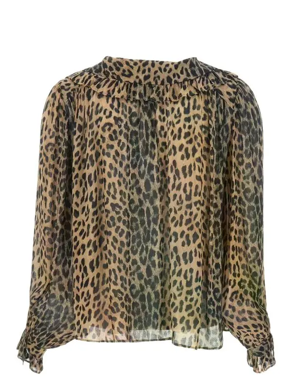 Rixo Milia Ruffle-trimmed Blouse - Neutrals