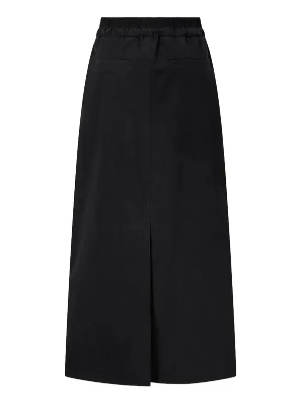 STUDIO TOMBOY Drawstring Waist Skirt - Black