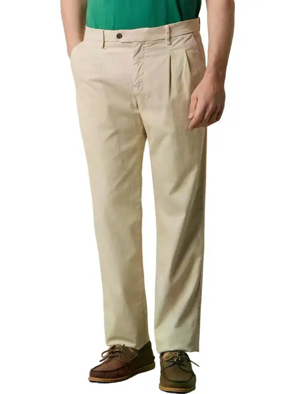 Brooks Brothers Double-pleat Trousers - Neutrals