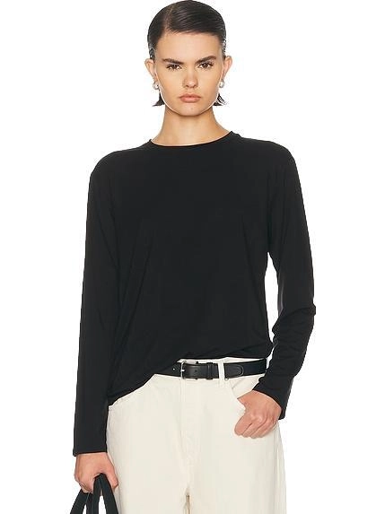 KYE Relaxed Long Sleeve Tee - Black