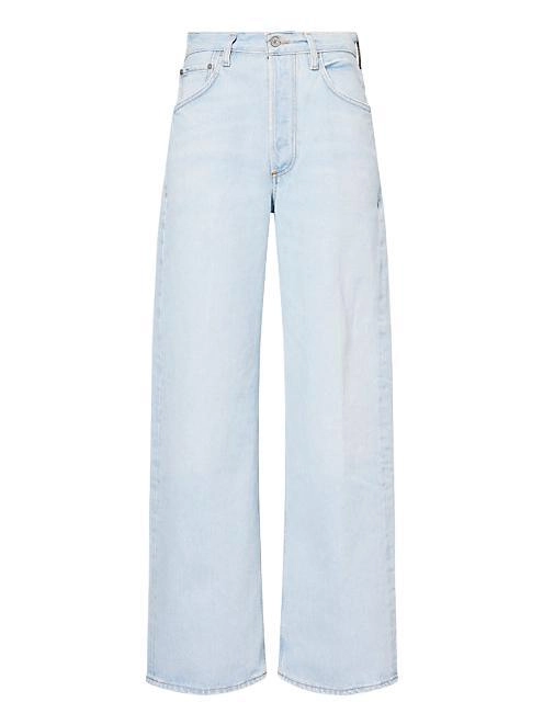 Citizens Of Humanity Ayla Baggy Wide-leg High-rise Jeans - Lighthouse (lt Indigo)