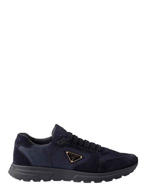Prada Prax 2.0 Re-nylon And Suede Trainers - Blue