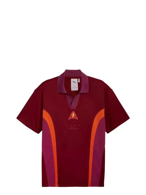 PUMA Players Lane Contrasting Panels Jersey - Red