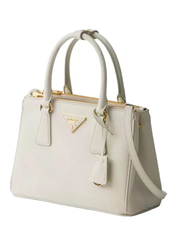 Prada Galleria Small Saffiano Leather Bag - Neutrals