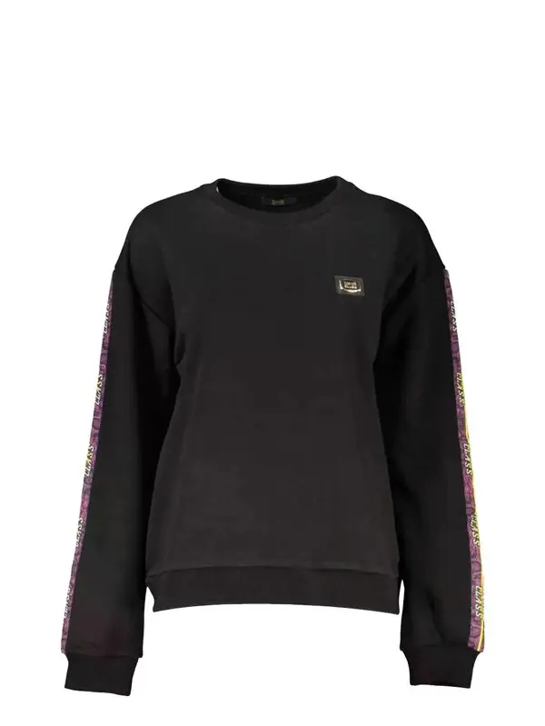 Roberto Cavalli Sweatshirt With Logo Detail - Black