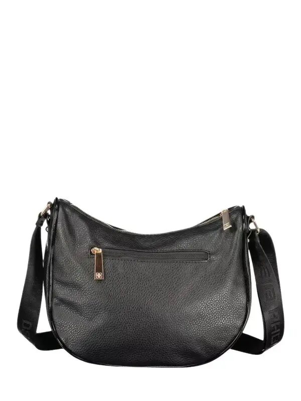 LAURA BIAGIOTTI Stripe-detail Crossbody Bag - Black