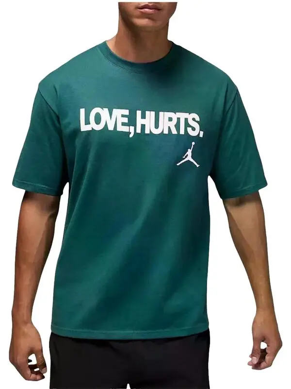 JORDAN X Jalen Hurts Jumpman Slogan-print T-shirt - Green
