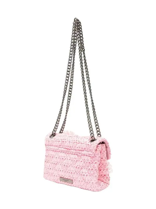 Kurt Geiger Mini Kensington Floral-appliqué Cross-body Bag - Pink