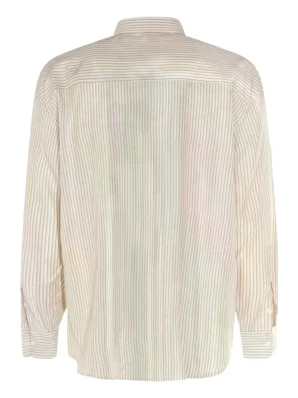 Altea Striped Long-sleeve Shirt - Neutrals