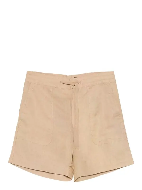 Ralph Lauren Drawstring Waist Patch Pocket Shorts - Neutrals