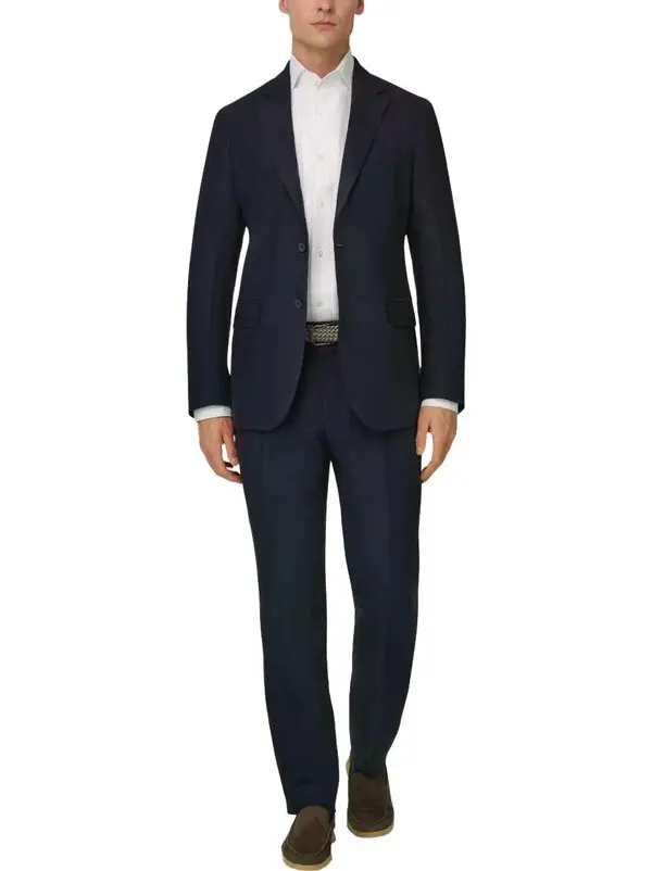 Boggi Milano Pure Linen Suit - Blue