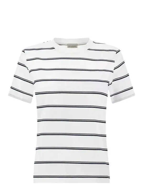 Paul & Shark Striped Cotton T-shirt - Neutrals