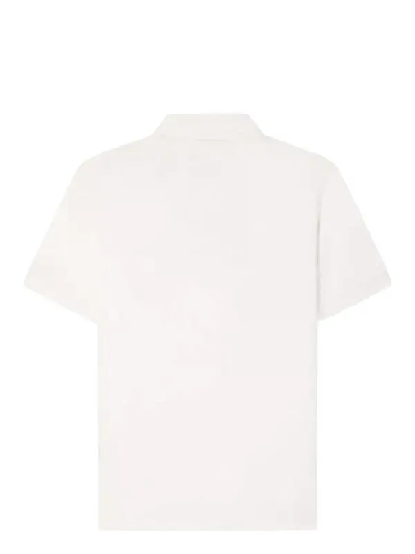 Armani Exchange Logo-patch Polo Shirt - Neutrals