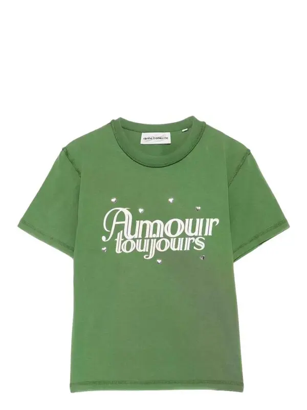 CARNE BOLLENTE Love Me Baby T-shirt - Green