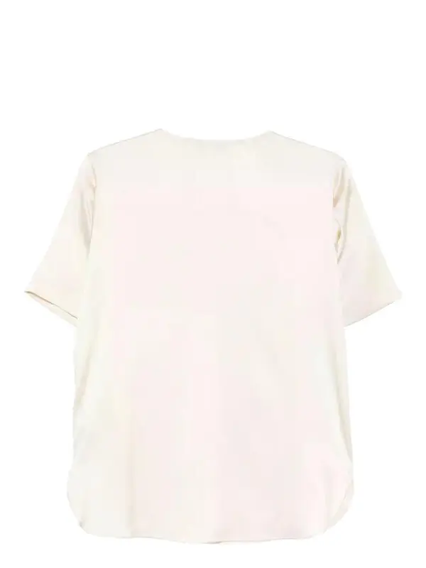 Antonelli Firenze Creta Satin-finish T-shirt - Neutrals