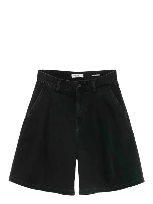 Carhartt Work In Progress High-rise Denim Shorts - Black
