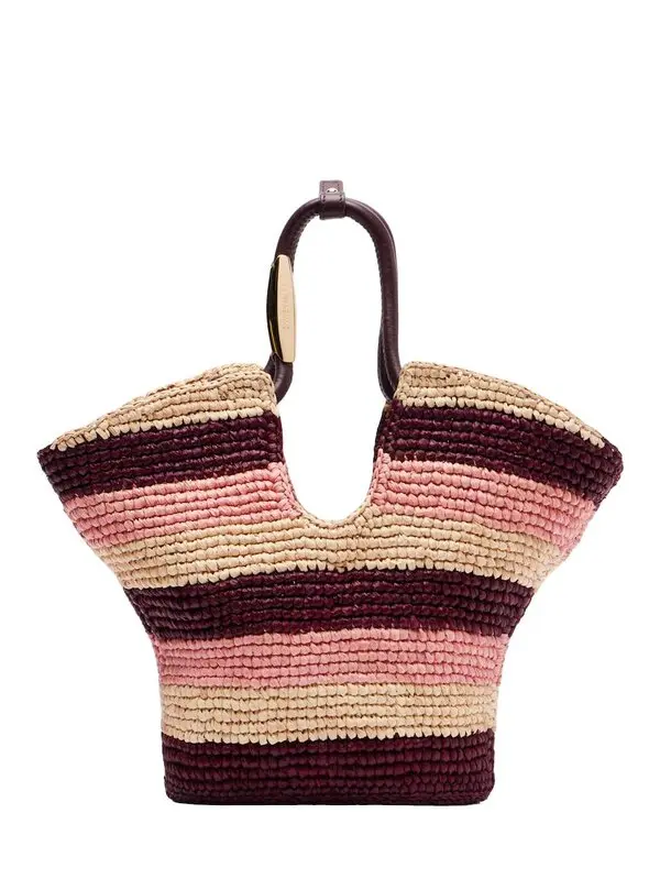 Zimmermann Small Raffia Top-handle Bag - Multicoloured