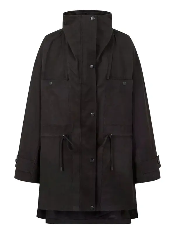 STUDIO TOMBOY Detachable-hood Coat - Black
