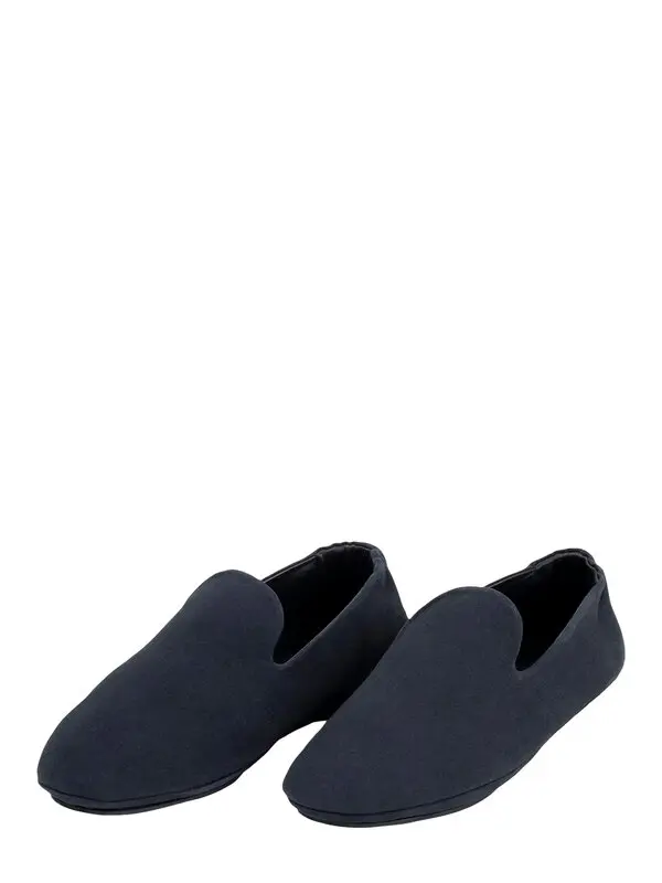 Frette Suede Frisbee Slippers - Blue