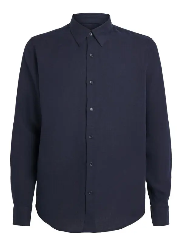 Sandro Linen Shirt - Blue