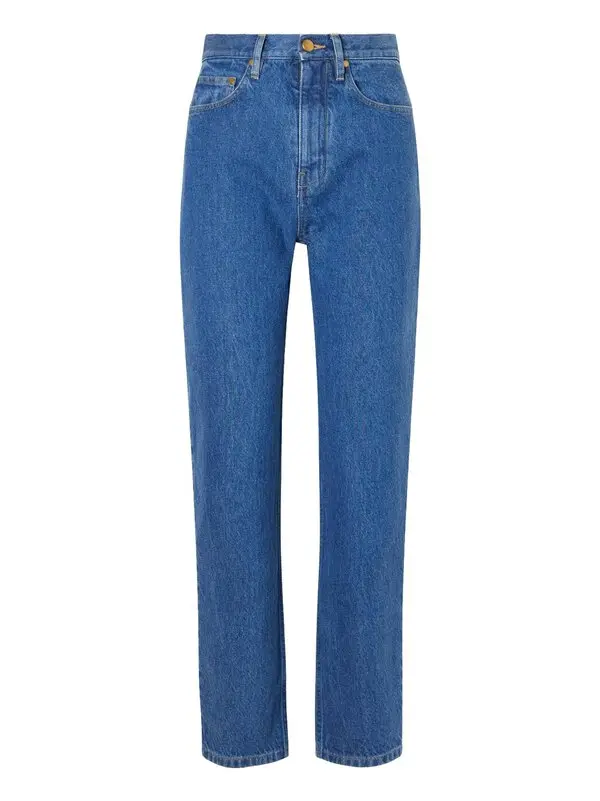 JIL SANDER Mid-rise Tapered Jeans - Blue