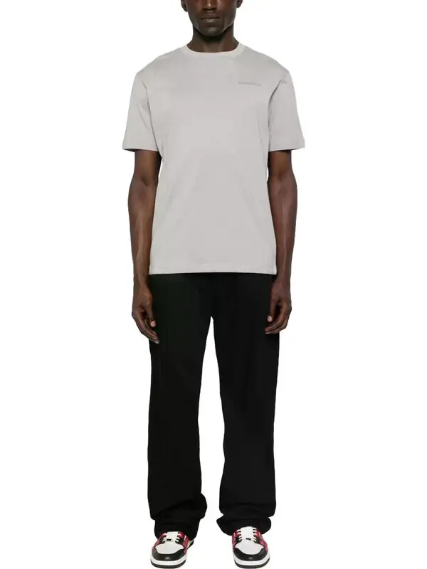 John Richmond Logo-patch T-shirt - Grey