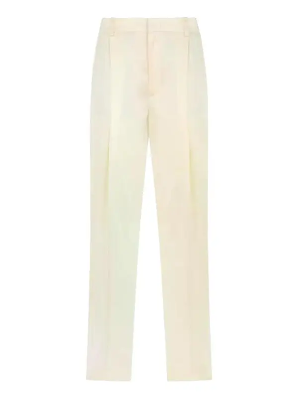 Vince Straight-leg Trousers - Neutrals