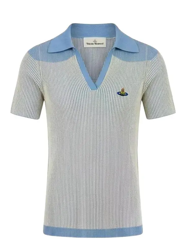 VIVIENNE WESTWOOD Marina Ribbed T-shirt - Blue