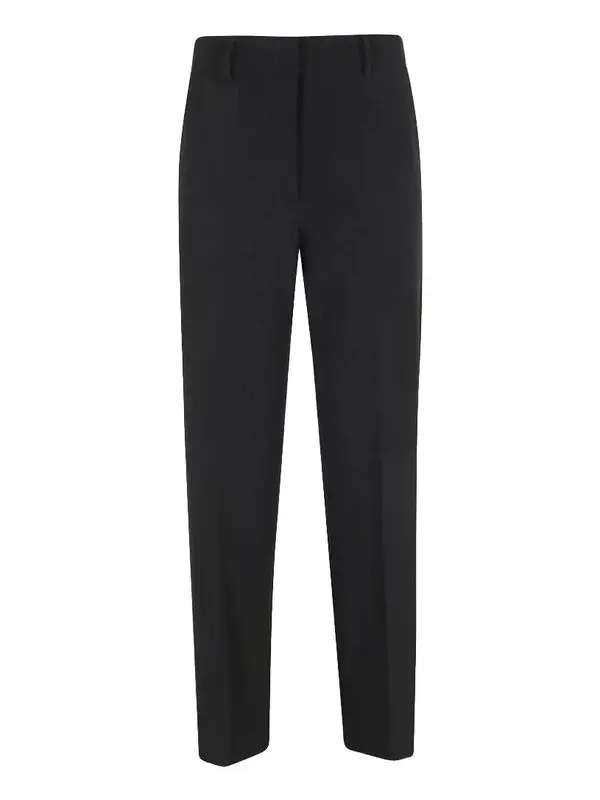 Seventy Pressed-crease Tailored Trousers - Black