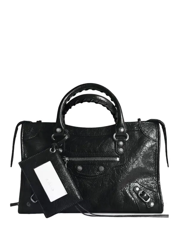 Balenciaga Small Le City Tote Bag - Black