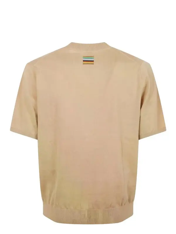 Paul Smith Artist Stripe Knitted T-shirt - Neutrals