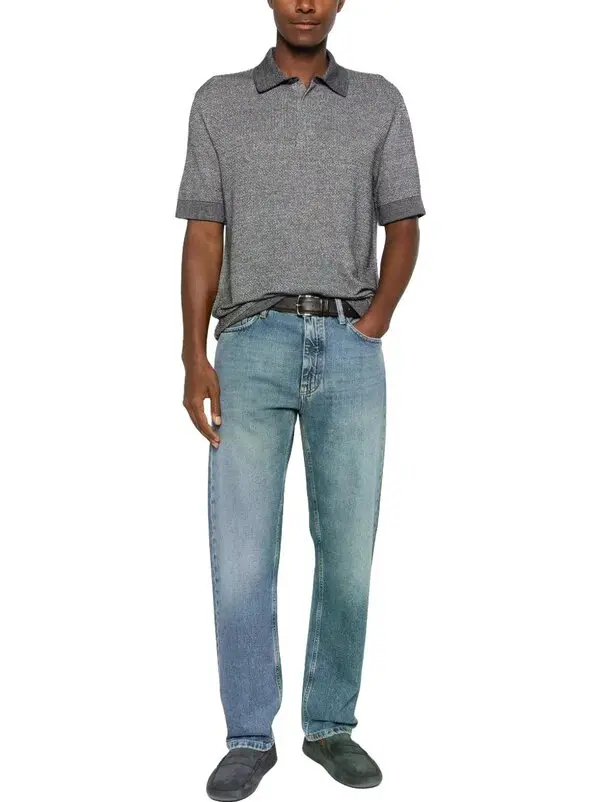 Zegna Short-sleeves Polo Shirt - Blue