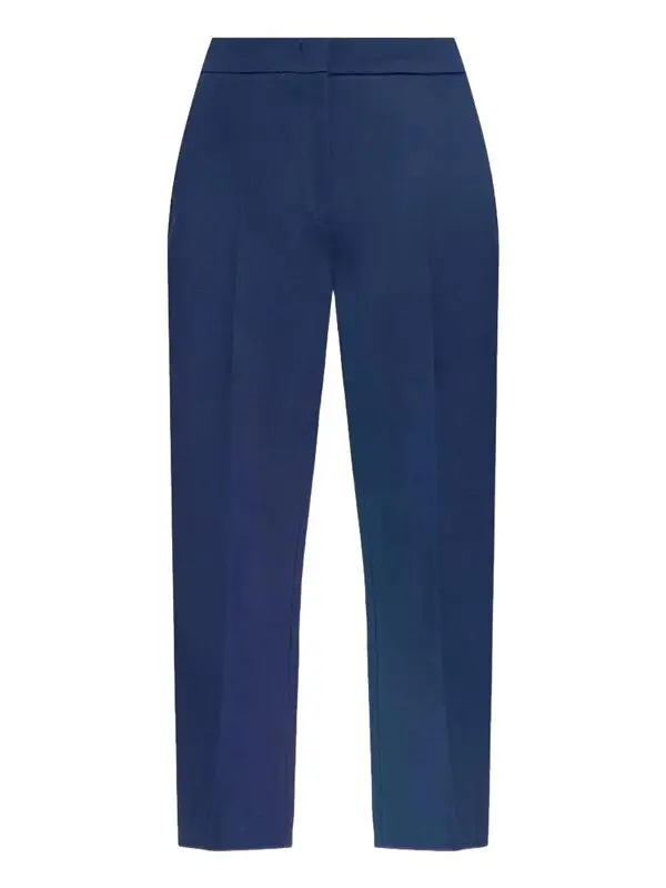 Max Mara Pegno Tailored Straight Leg Trousers - Blue