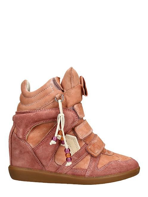 Isabel Marant Étoile Bekett Wedge High-top Trainers - Rust