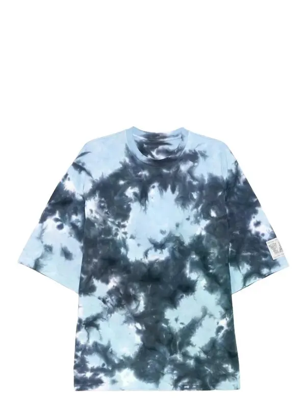 CROQUIS Tie-dye Short Sleeve T-shirt - Blue