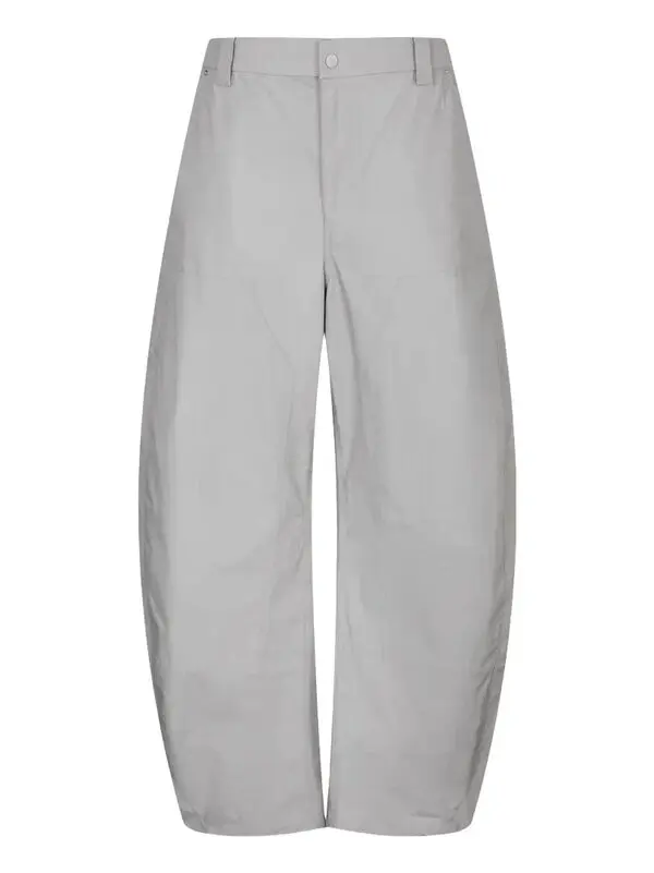 CROQUIS Rivet-trim Barrel Trousers - Grey