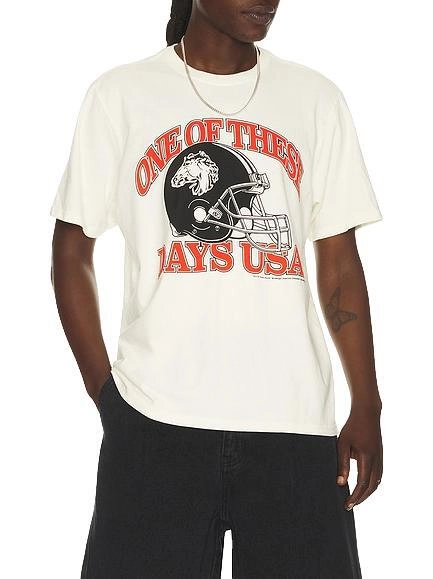 ONE OF THESE DAYS Days Usa T-shirt - Bone