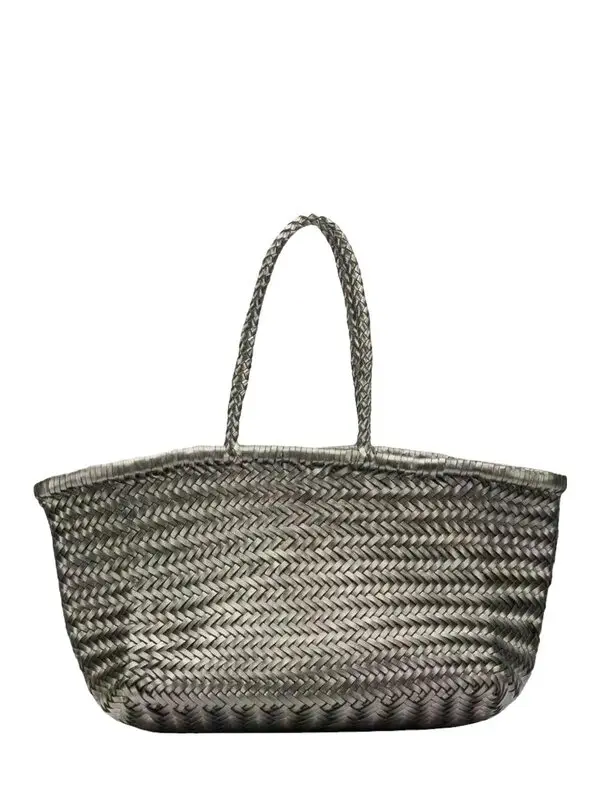 Dragon Diffusion Woven Tote Bag - Silver